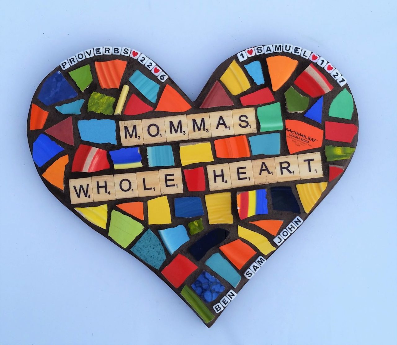 Custom Mosaic Hearts 1 - Broken By Design Mosaics